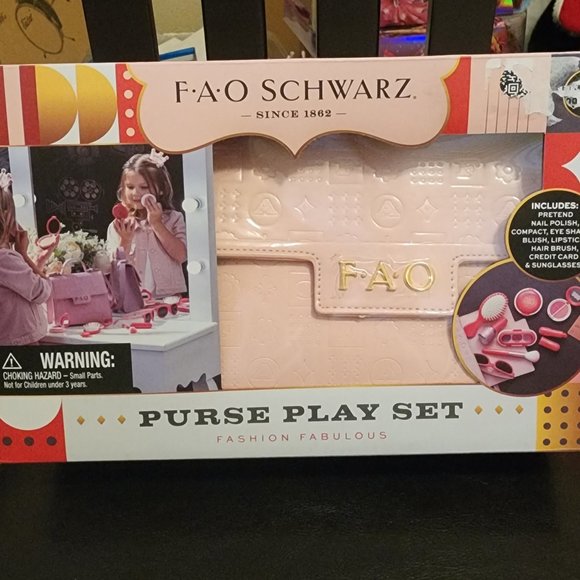 FAO Schwarz | Toys | Fao Schwartz Glamor Purse Set Wpretend Makeup Kit ...